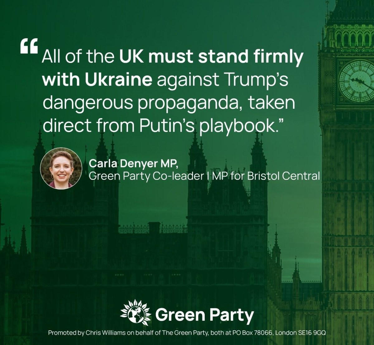 Green MPs’ message of support to 22 February Ukraine solidarity ...